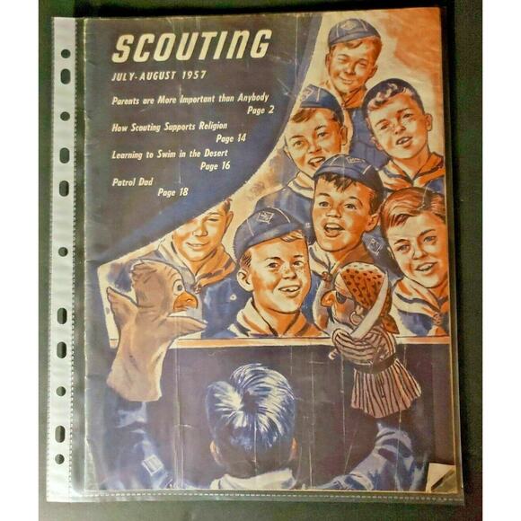 Unbranded | Other | 957 Vintage Scouting Boy Scout Magazine Julyaugust ...